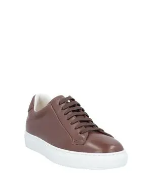DOUCAL'S Eric Uomo Leather Sneakers - Brown