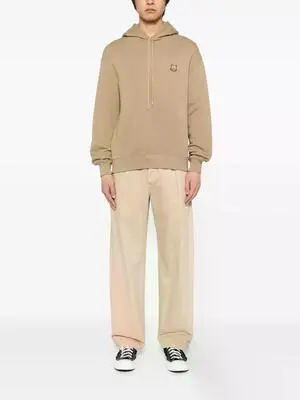 Maison Kitsuné Bold Fox Head Hoodie - Brown