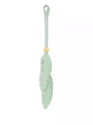 Marni Feather Leather Charm - Green
