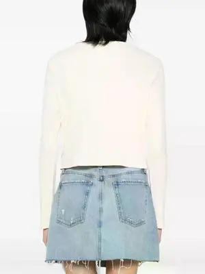 CHOCOOLATE Logo-embroidered Top - White