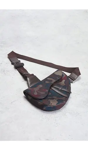 FWRD RENEW Dior Camouflage Saddle Bag
