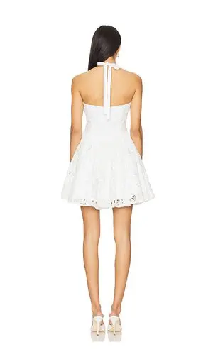 Delfi Hera Eyelet Halterneck Dress