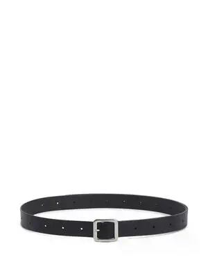 JIL SANDER Leather Belt - Black