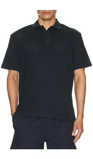 SAMSOE SAMSOE Sajase Short Sleeve Polo In Black