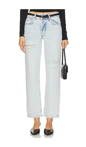 ANINE BING Kate Jeans - Destructed Bleached Blue