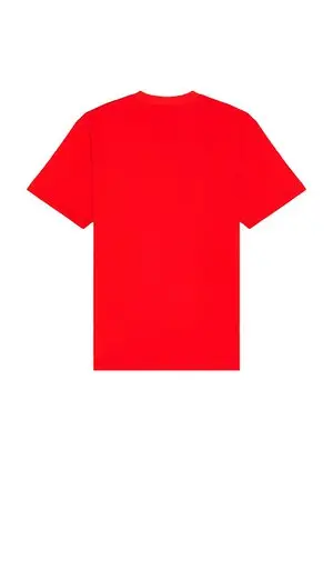 True Religion Mesh Box Logo Tee In Red