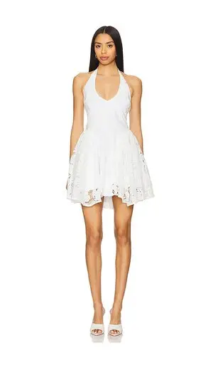 Delfi Hera Eyelet Mini Dress