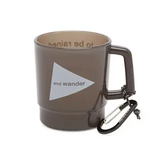 AND WANDER Logo Mug - Black