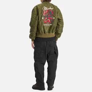 MAHARISHI Year Of The Snake Ma-1 Flight Jacket