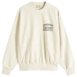 Aries Premium Aged Temple Sweatshirt - Off White