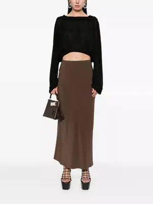 Rick Owens Cropped Hooded Blouse