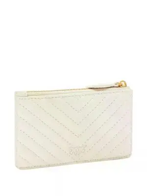Pinko Quilted Wallet - White