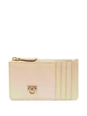 Pinko Zipped Cardholder - Neutrals