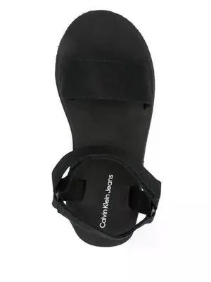 Calvin Klein Canvas Platform Sandals