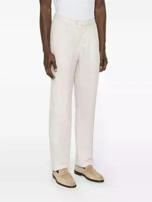 Brunello Cucinelli Linen Trousers - Neutrals