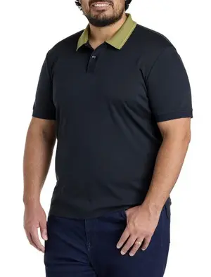 BOSS Big & Tall Phillipson 199 Polo Shirt - Dark Blue