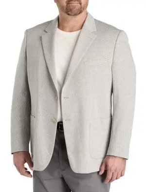JV REFLEX Big & Tall Houndstooth Sport Coat