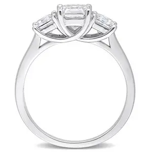 JULIANNA B. 1-5/8ct Dew Moissanite 3-stone Ring