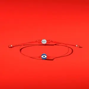 KARMA AND LUCK Spiritual Freedom Evil Eye Bracelet - Red