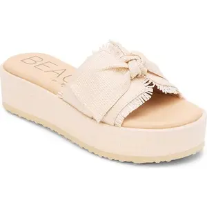Matisse Sunda Platform Slides - Natural