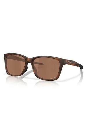 Oakley 57mm Prizm™ Polarized Square Sunglasses - Brown Tortoise