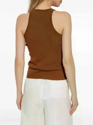Max Mara Ribbed Cotton Tank Top