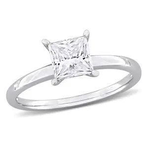 JULIANNA B. Moissanite Solitaire Ring - Sterling Silver