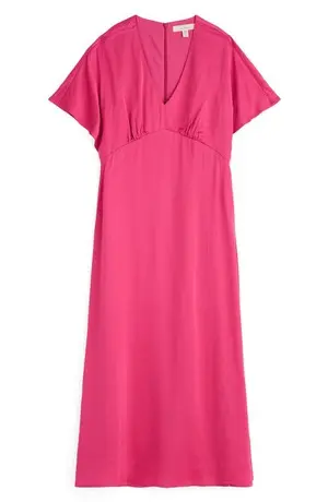 SEASALT CORNWALL Evenglow Dolman Sleeve Satin Dress