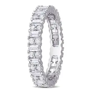 JULIANNA B. Moissanite Eternity Ring