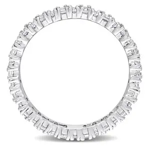 JULIANNA B. Moissanite Eternity Ring