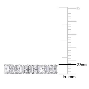 JULIANNA B. Moissanite Eternity Ring