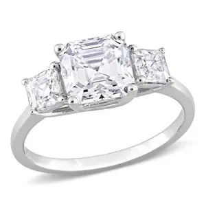 JULIANNA B. 2-3/4ct Dew Moissanite Ring - Sterling Silver