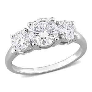 JULIANNA B. 2-1/4ct Dew Moissanite Ring - Sterling Silver