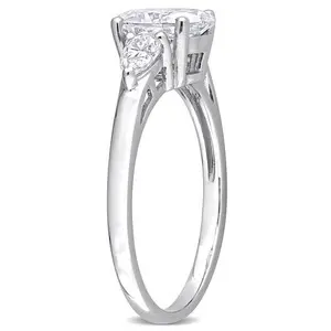 JULIANNA B. Moissanite Three-stone Ring