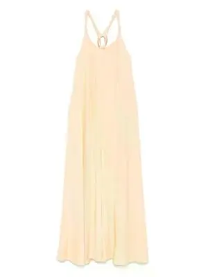 Patrizia Pepe Ring Hardware Detailed Maxi Dress