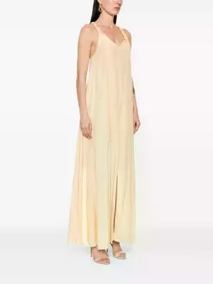 Patrizia Pepe Ring Hardware Detailed Maxi Dress