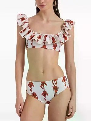 La DoubleJ Ruffle-detail Bikini