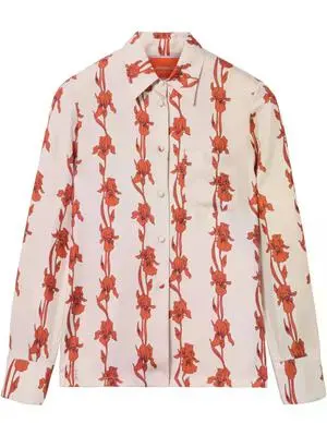 La DoubleJ Iris-print Shirt