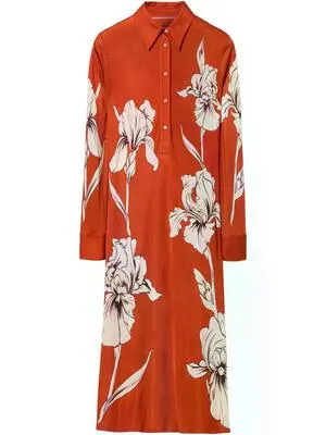La DoubleJ Perry Street Midi Dress - Orange