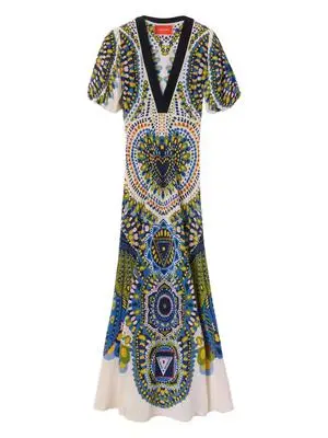 La Doublej V Neck Day Dresses