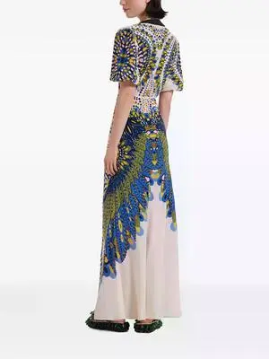 La DoubleJ Marlene Printed Dress - Neutrals