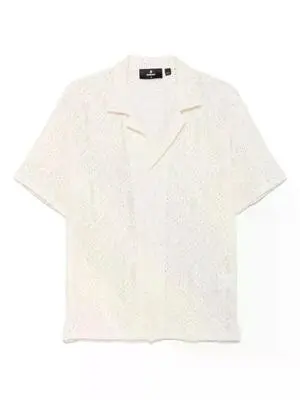 REPRESENT All-over Crochet Shirt - White