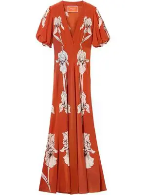 La DoubleJ Marlene Midi Dress - Orange