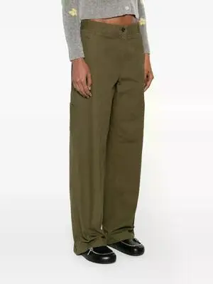 Aspesi Canvas Trousers - Green