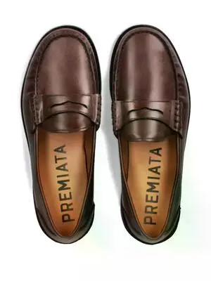Premiata Leather Penny Loafers