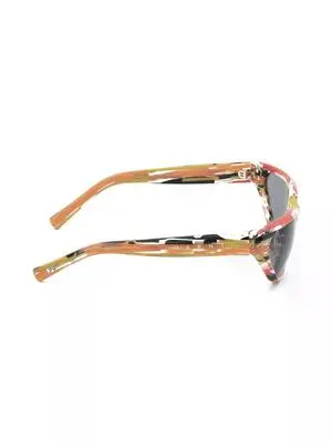 Marni Spacey Stripey Mavericks Cat-eye Sunglasses