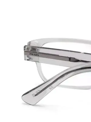 Prada Rectangle-frame Eyeglasses - White