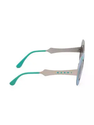 Marni Fontana Land Of Revelations Oversized Sunglasses - Blue
