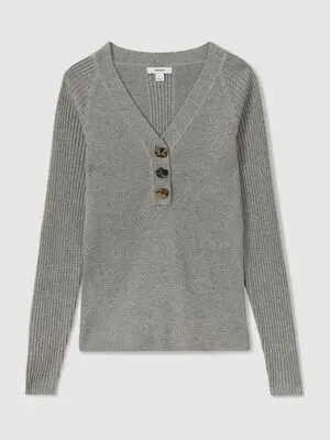 REISS Reece Ribbed Jumper