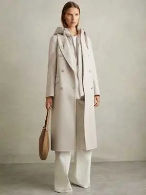 REISS Farley Padded Hooded Gilet